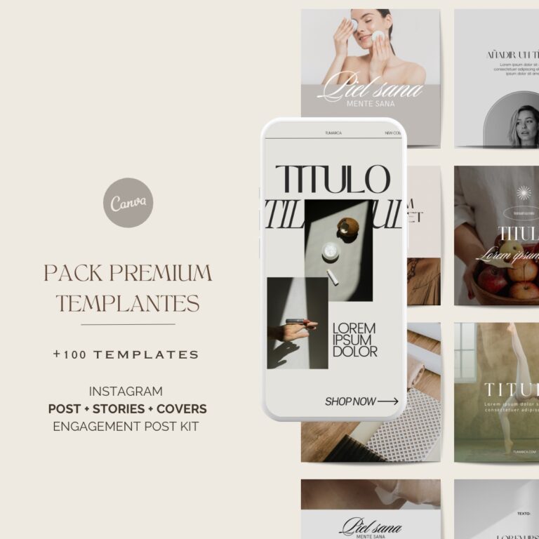 Plantillas editables Canva - BVContent